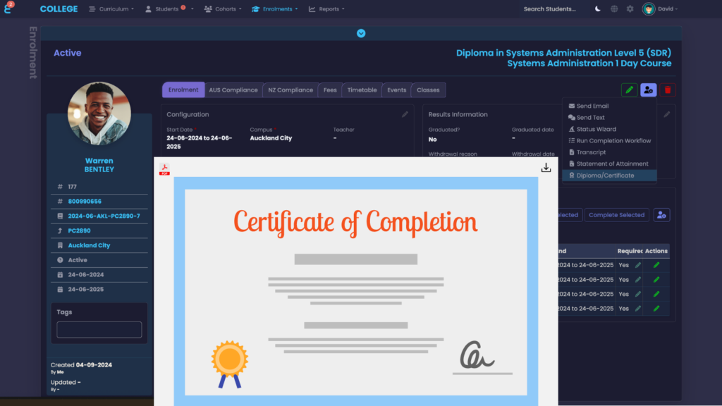 Programmes & Courses - SELMA SIS