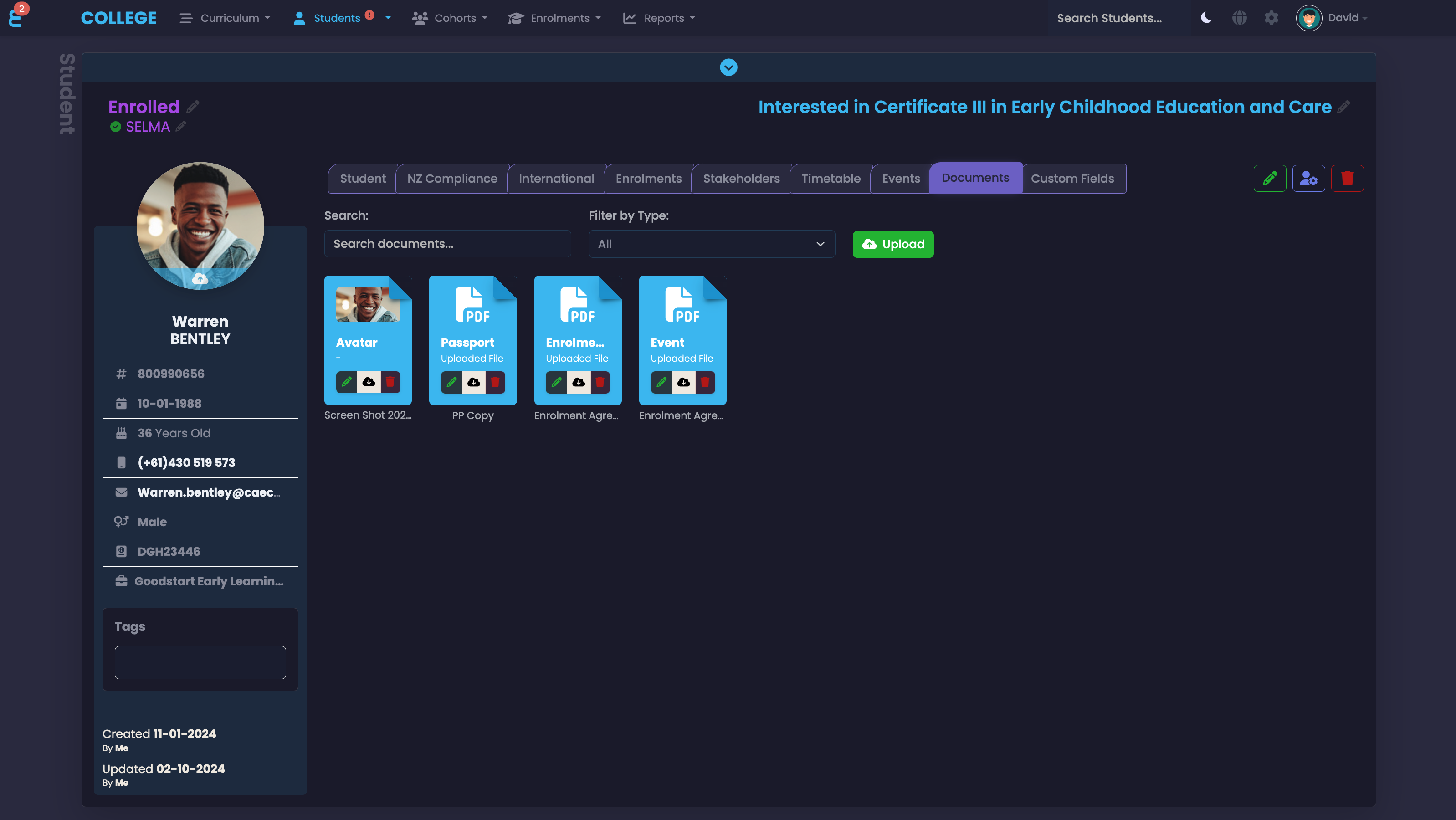 Agreements - SELMA SIS