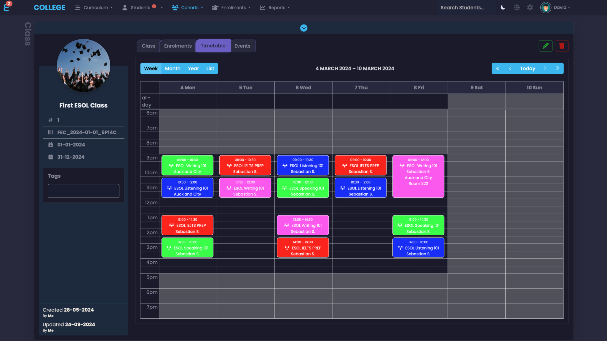 Resource Management - SELMA SIS
