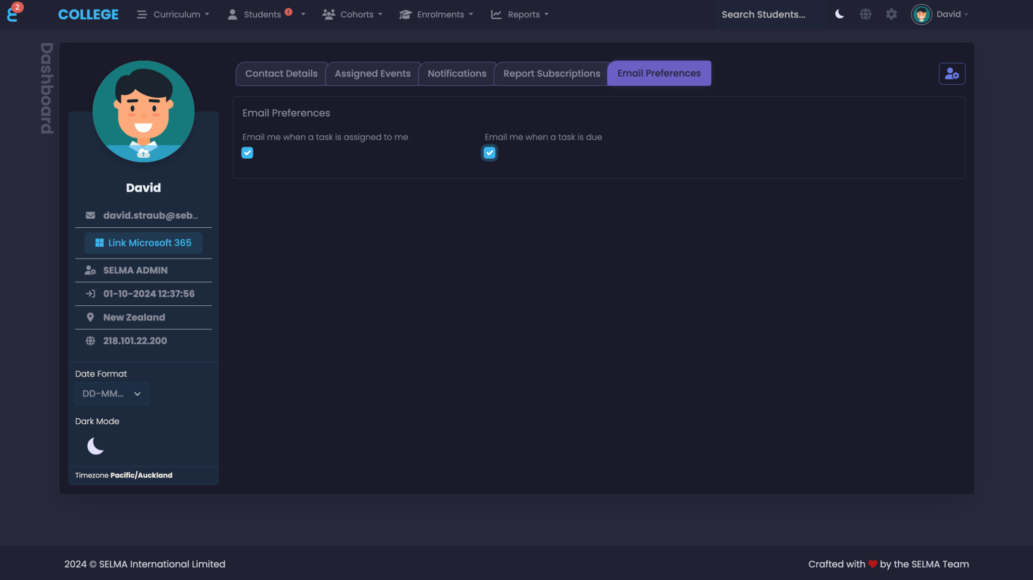 User Experience | SELMA SIS User Experience | SELMA SIS